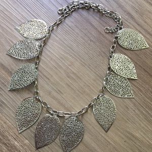 H&M | Jewelry | Hm Silvertone Bohemian Necklace And Earrings | Poshmark